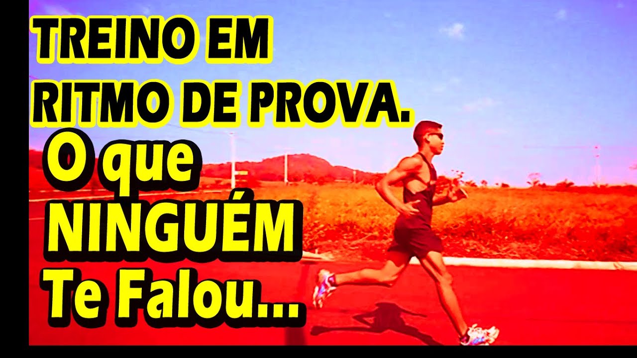 ⚫️ Treino Em RITMO DE PROVA Na Corrida De Rua -- Um SEGREDO que NINGUÉM ...