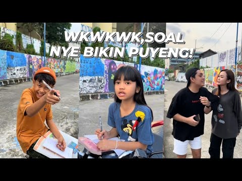 AWI SAMA AYANG BEB NYE NGERJAIN TUGAS!-comedy betawi