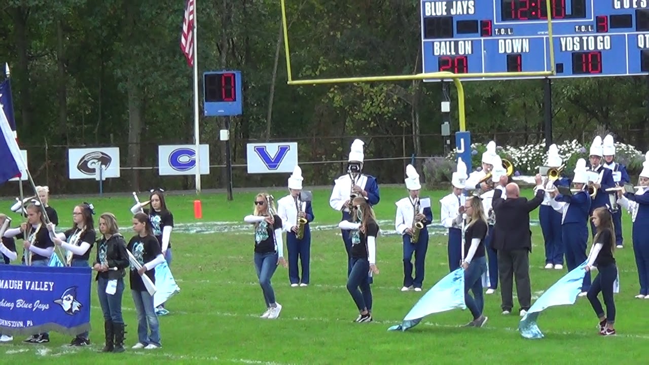 Conemaugh Valley HS pre-game 9-29-18 - YouTube
