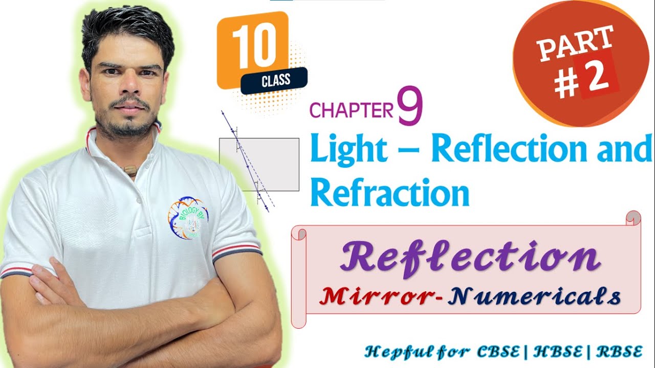 CHAPTER-9 | LIGHT : REFLECTION & REFRACTION | Part 2 | Reflection- Mirror Numericals - YouTube