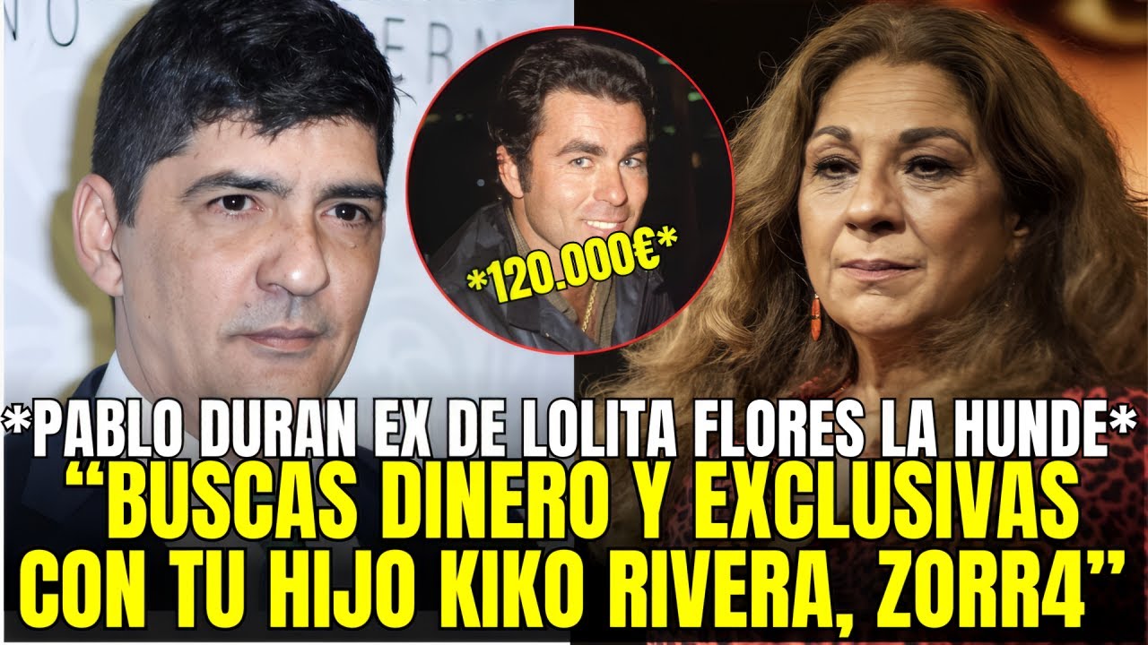 🚨BOMBAZO! PABLO DURAN EX MARIDO DE LOLITA FLORES MUESTRA PRUEBAS DE SU ...