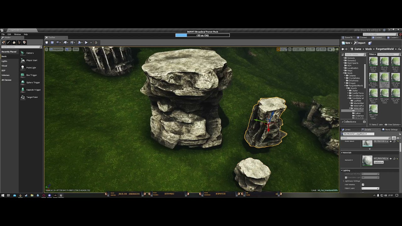 Forgotten World Custom Map / Ark Devkit - YouTube