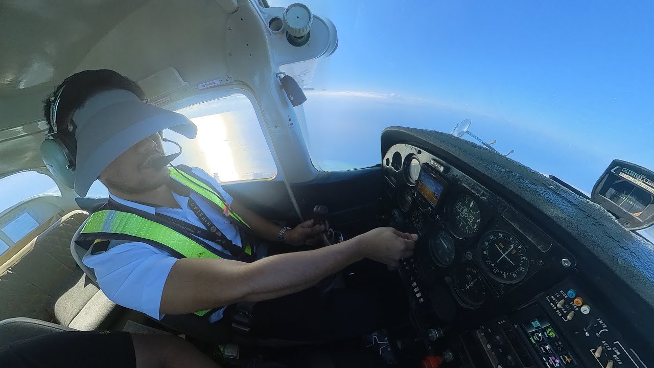 First Simulated IFR Flight #aviation #insta360x3 #cessna172 #siquijor # ...