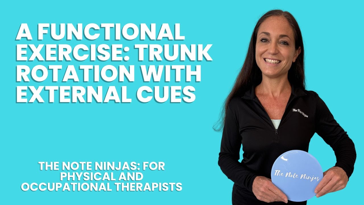 A Functional Exercise: Trunk Rotation with External Cues - YouTube