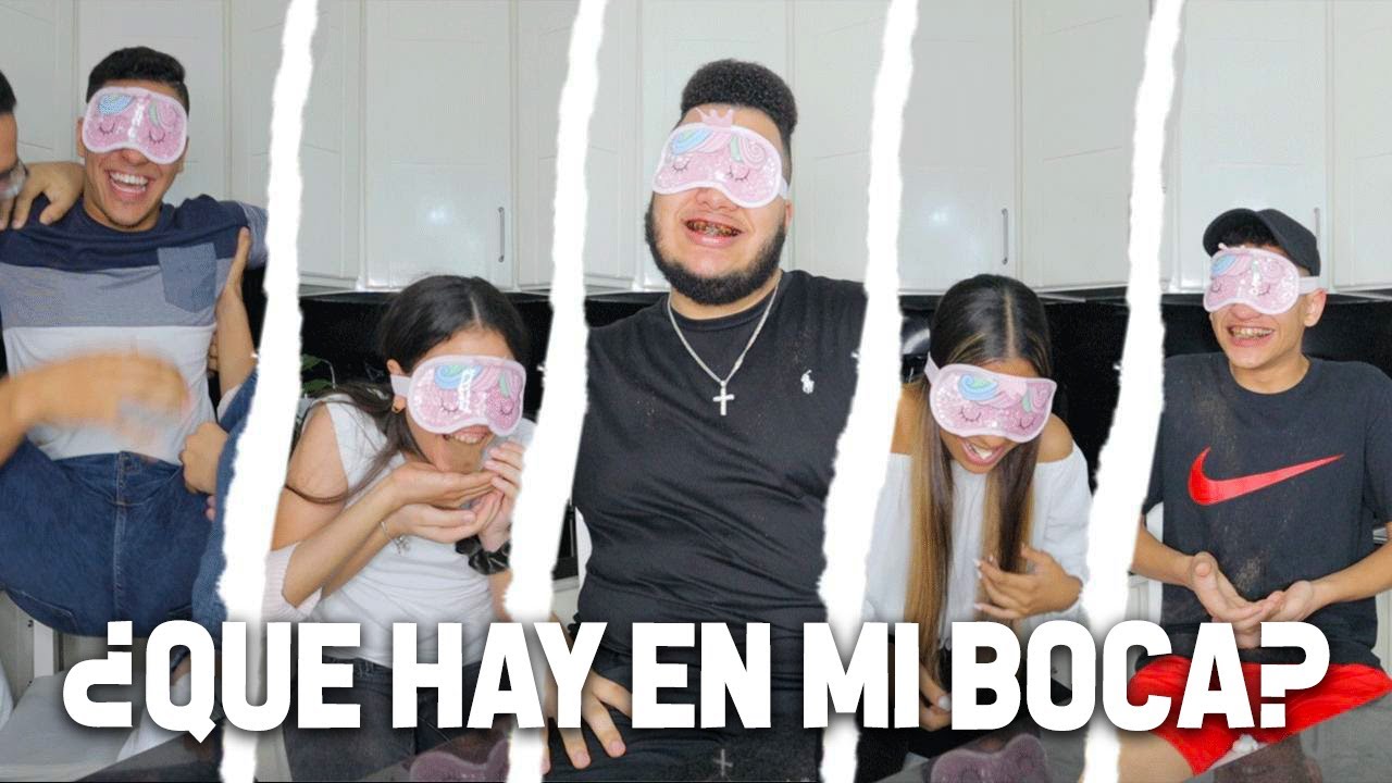 ¿Qué Hay En Mi Boca? Ft. Mis Primos [RETO] - YouTube