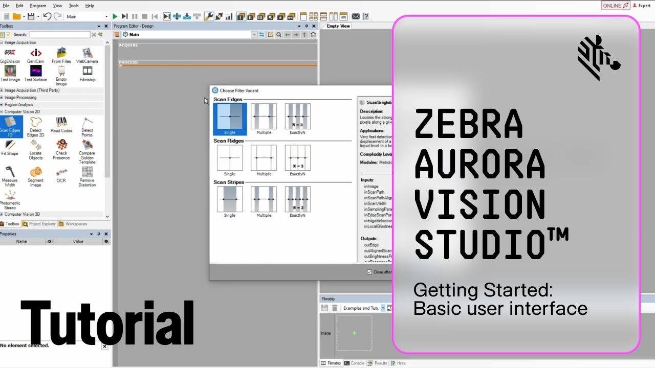 Getting Started | Basic User Interface | Zebra - YouTube