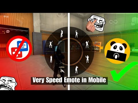 Free Fire'☠️ speed emote like pc with mobile💀(Free Fire Max) - YouTube
