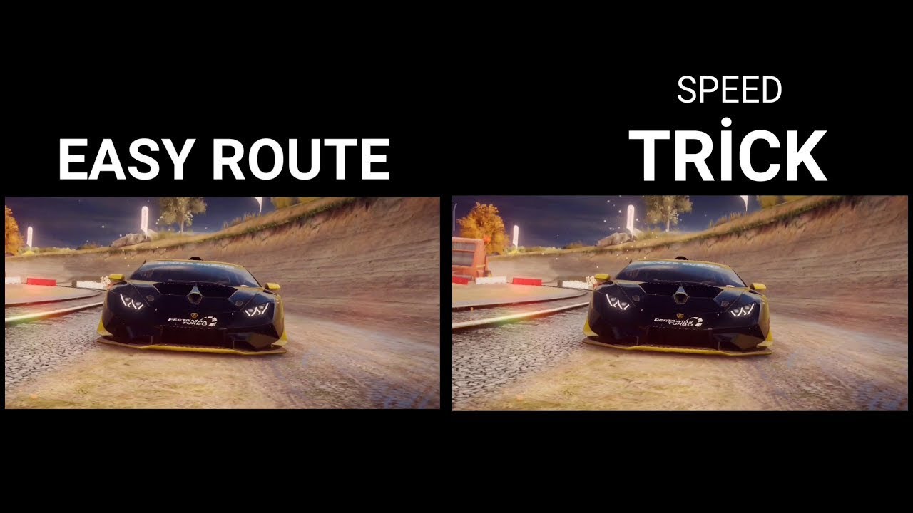 Asphalt 9: Grand Prix | Hard Route vs Easy Route TIME TRAVEL - YouTube