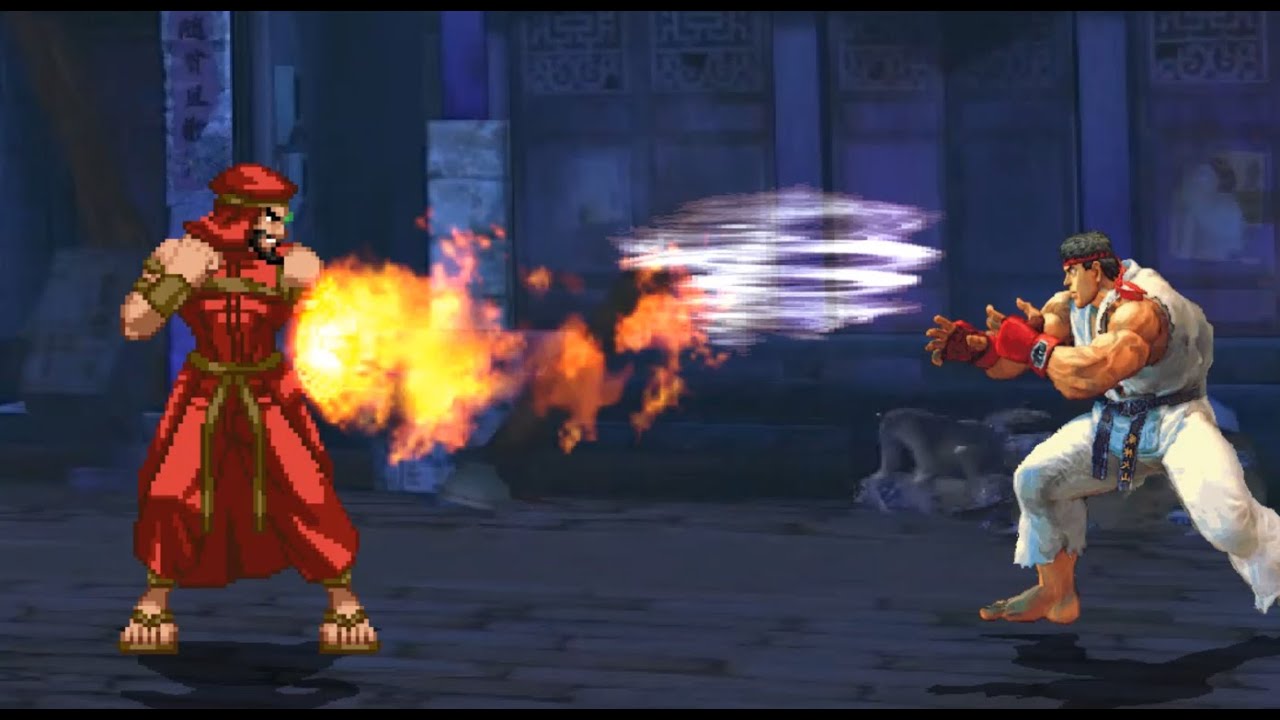 SFV RASHID v.s SF4 RYU | Street Fighter MUGEN - YouTube