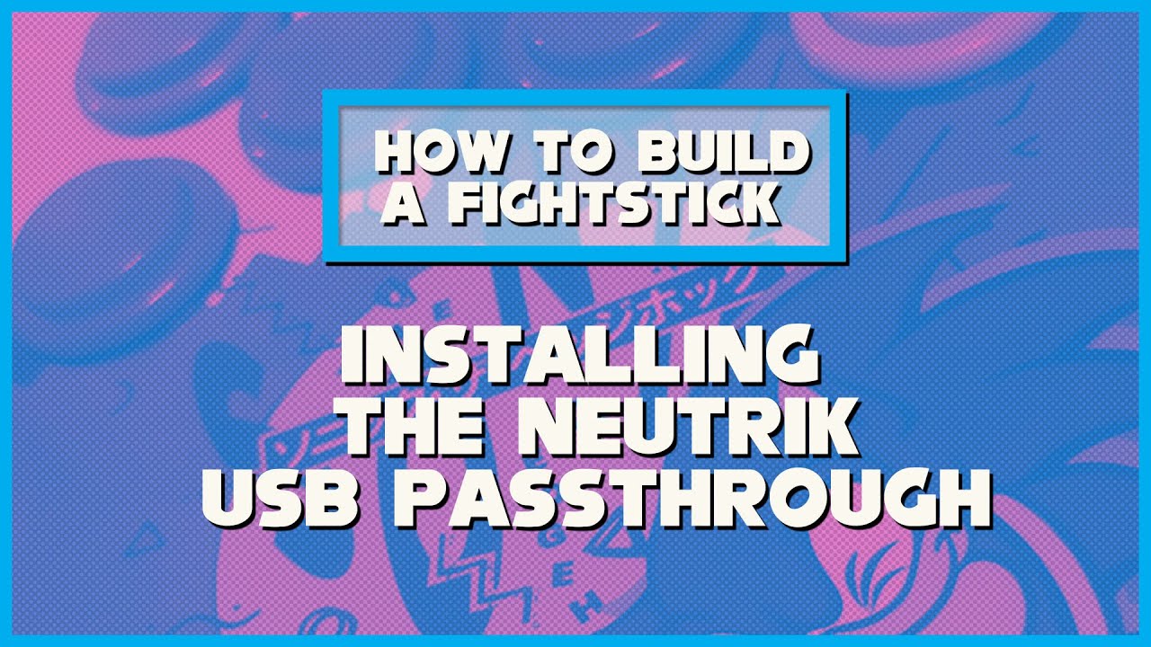 FIGHTSTICKS 101: [PART TWO-3] Installing the Neutrik USB Passthrough ...