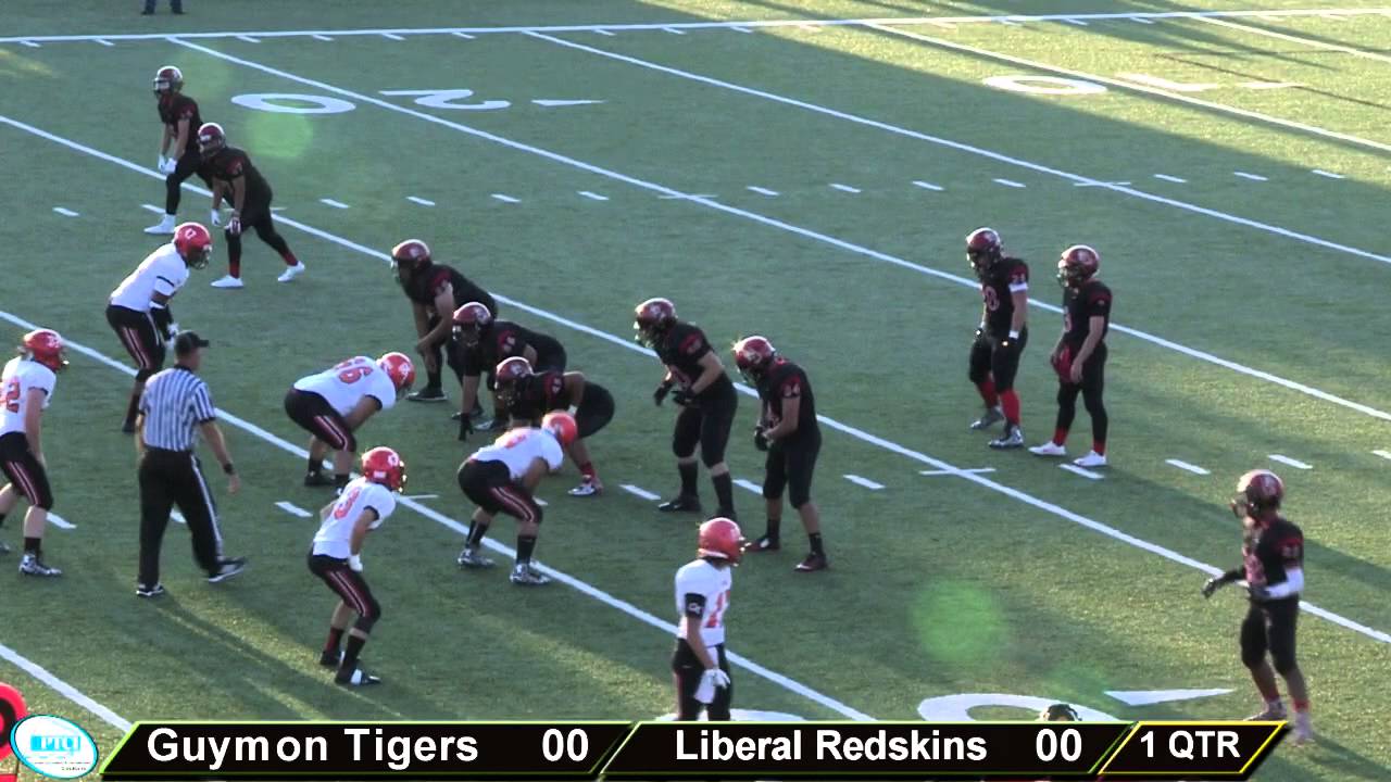 Football Guymon Tigers vs Liberal Redskins 9-11-15 - YouTube