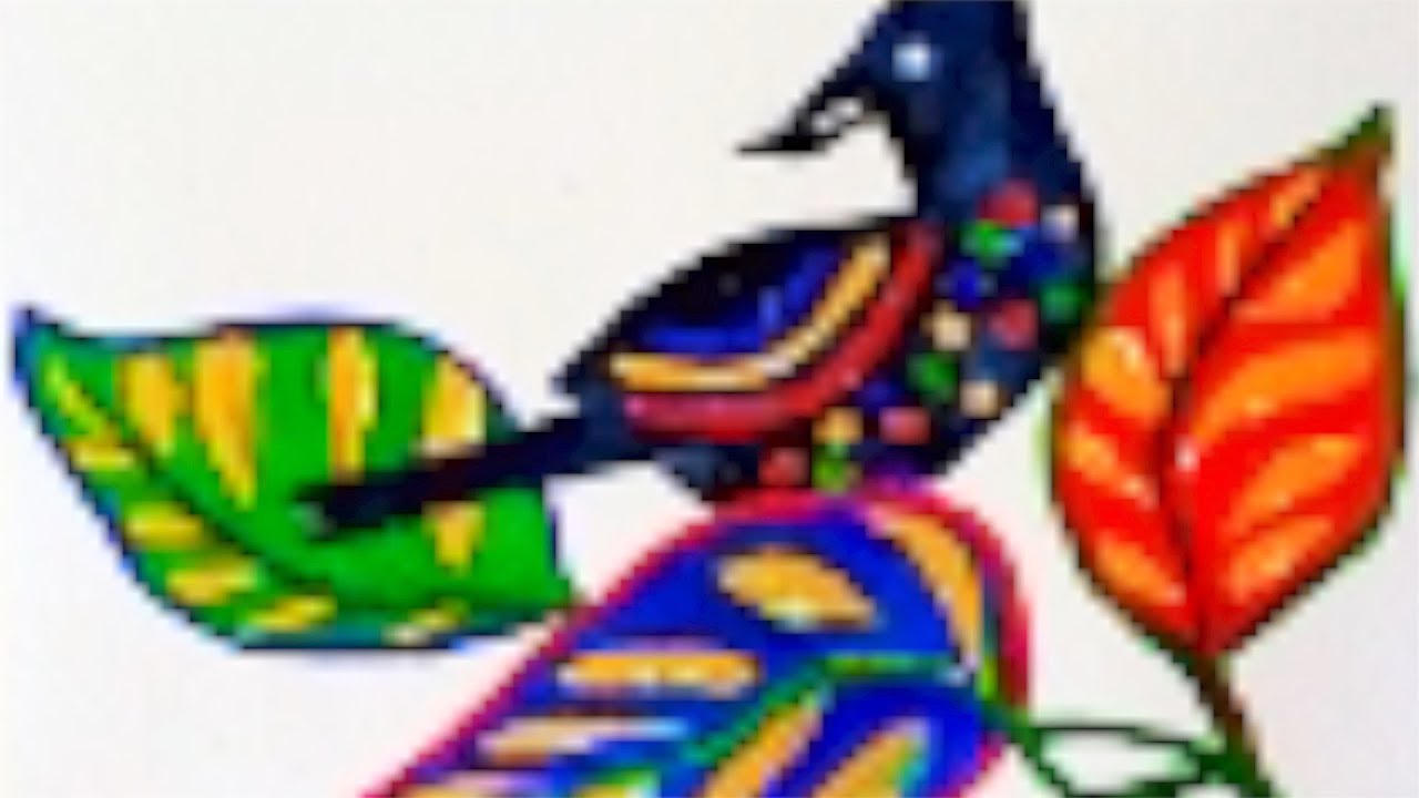 Folk Art Watercolor tutorial how to paint in naive style - YouTube