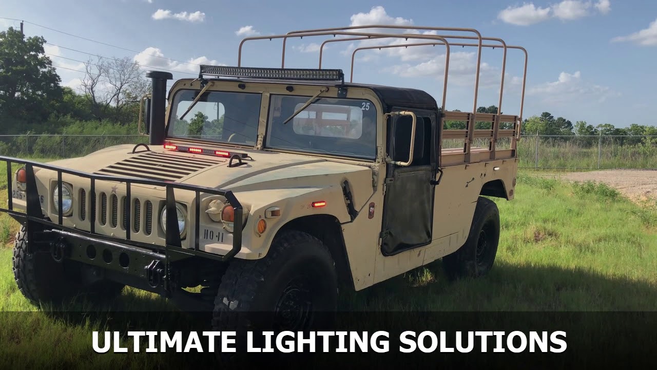 ULS - Ultimate Lighting Solutions - HUMVEE (Fire Department) - YouTube