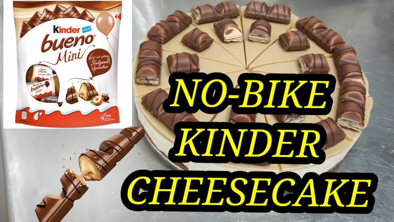 Kinder Bueno Cheesecake,No Bake Kinder Bueno Cheesecake Resep - YouTube