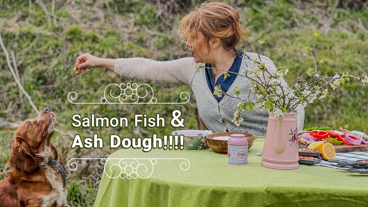 cooking Iranian ASH DOUGH today!!!😍 also Salmon plate & Snak in the ...