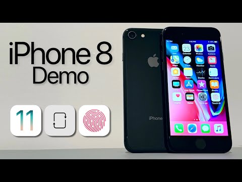 Exploring a DEMO Model iPhone 8 Running iOS 11.0!