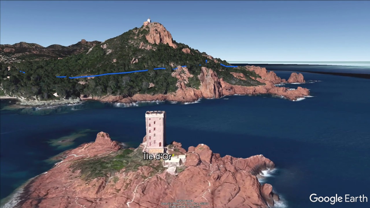 Cap du Dramont - An online walking guide - YouTube