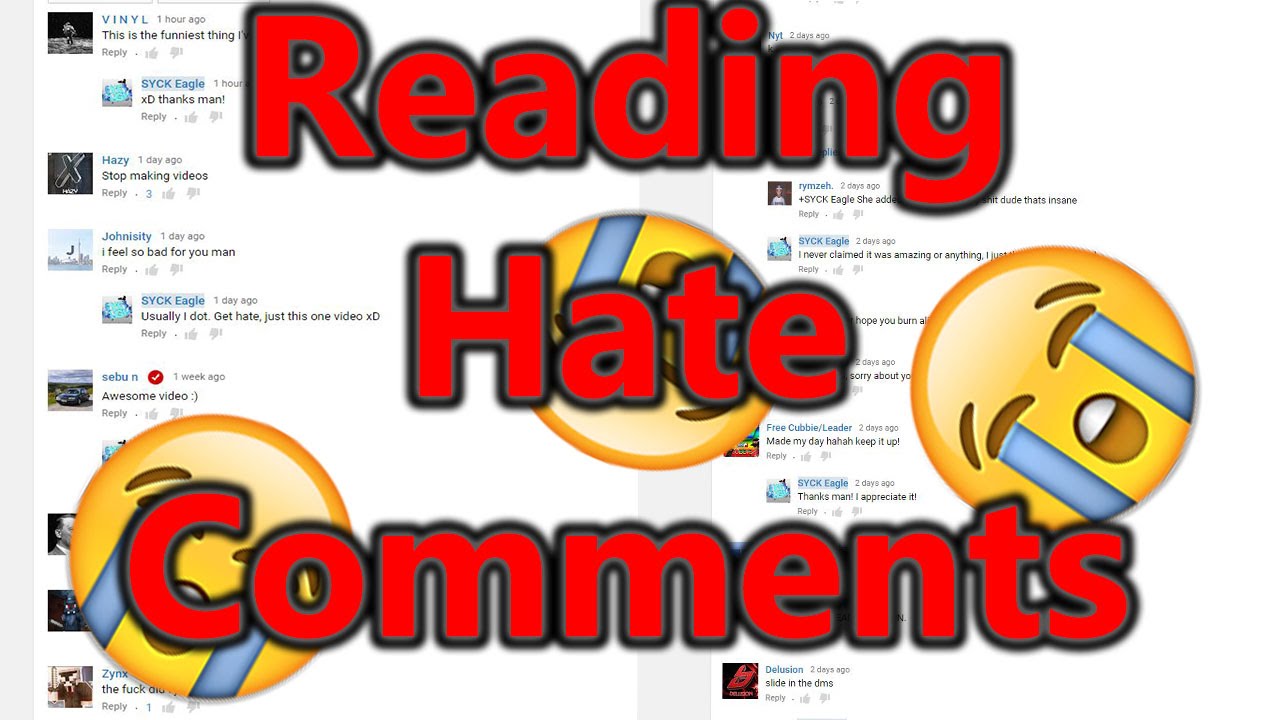 Reading Hate Comments! - YouTube