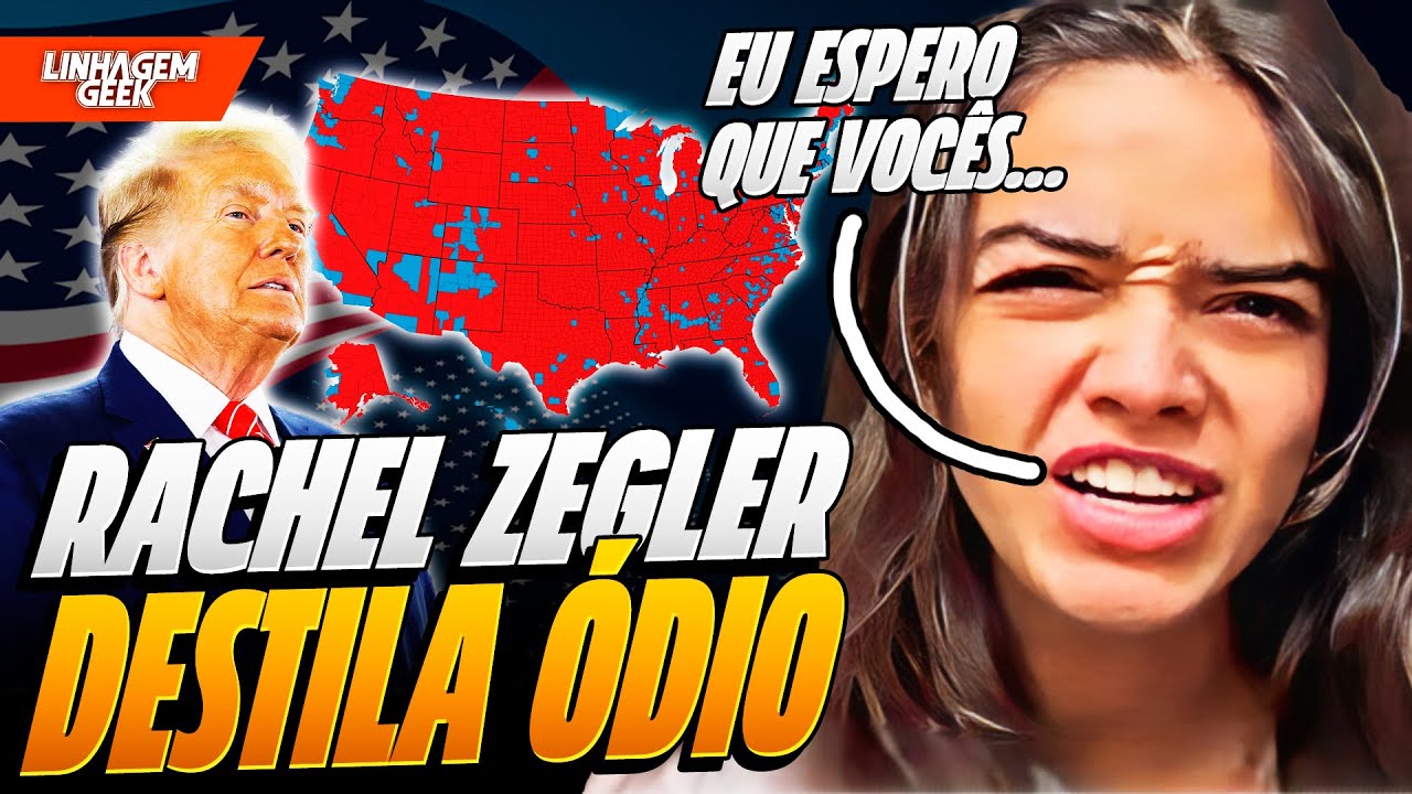 RACHEL ZEGLER DESTILA ÓDIO CONTRA ELEITORES DE TRUMP - YouTube
