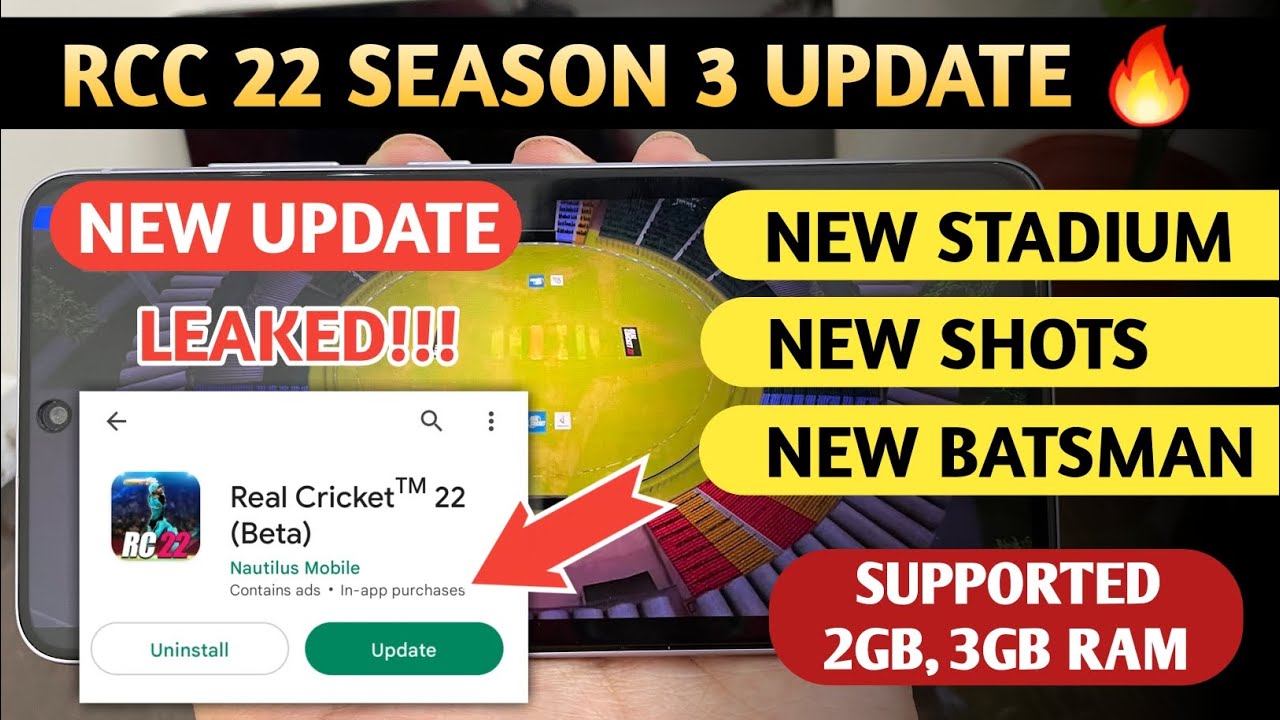 RC 22 update season 3 leaked!! rc 22 new season features!! new stadium ...