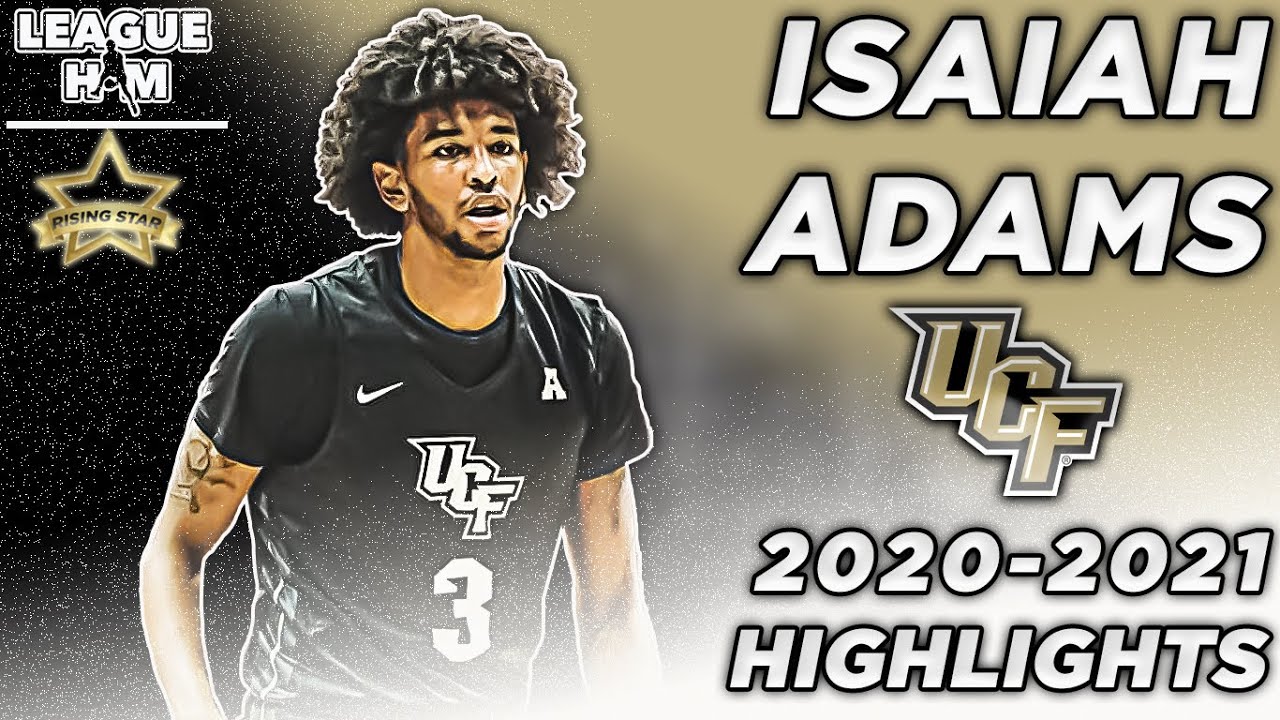 Isaiah Adams UCF Full Freshman 2020-2021 SZN Highlights | 6'6 Lefty ...