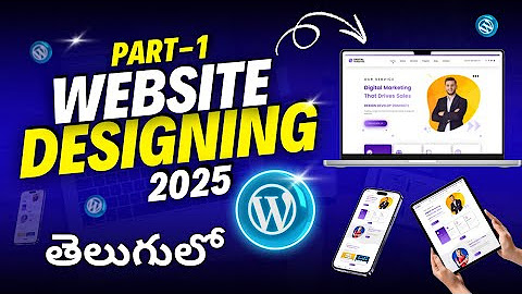 Advanced Wordpress Website Designing Tutorials in Telugu 2024 | How to Create a Website in ...