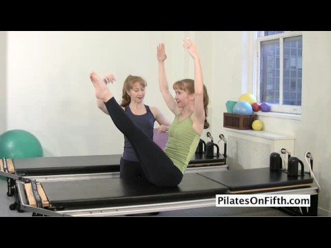 Pilates Workout Exercise: Teaser w/ Legs Lowering & Lifting - YouTube