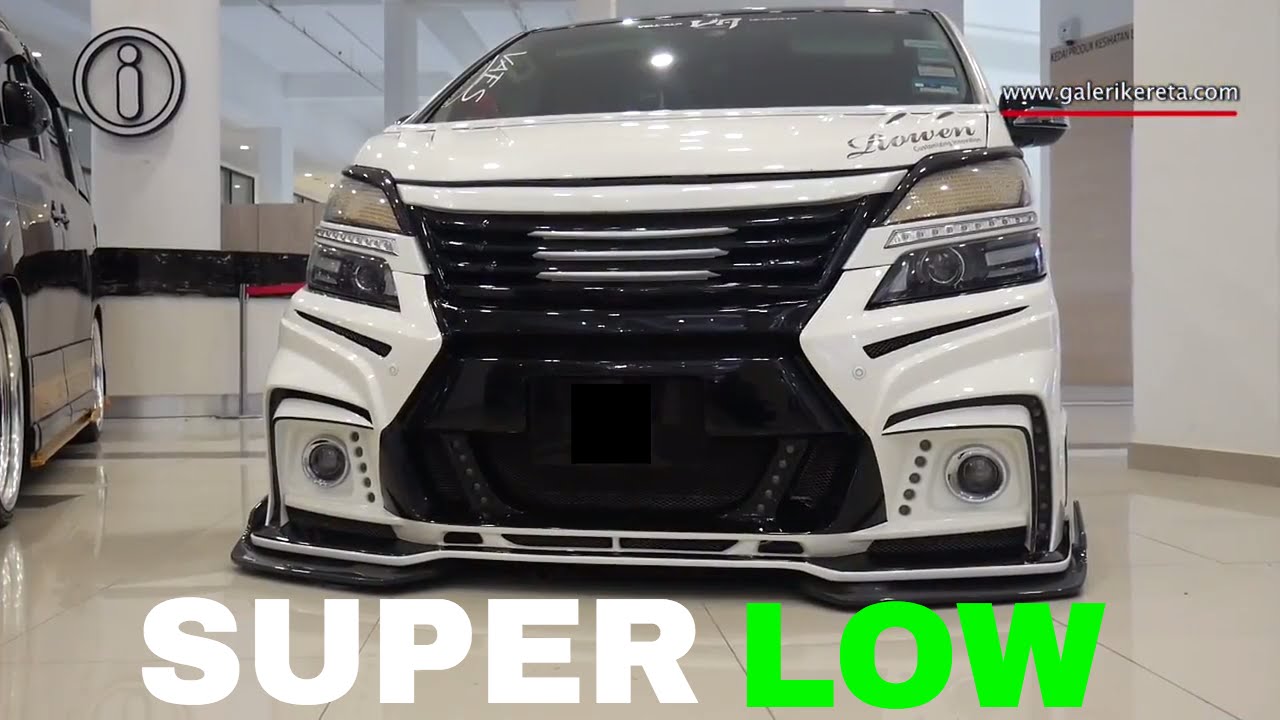 Super Low Vellfire Modified with Custom Bodykit Rowen | VA Mega TT 2016 ...