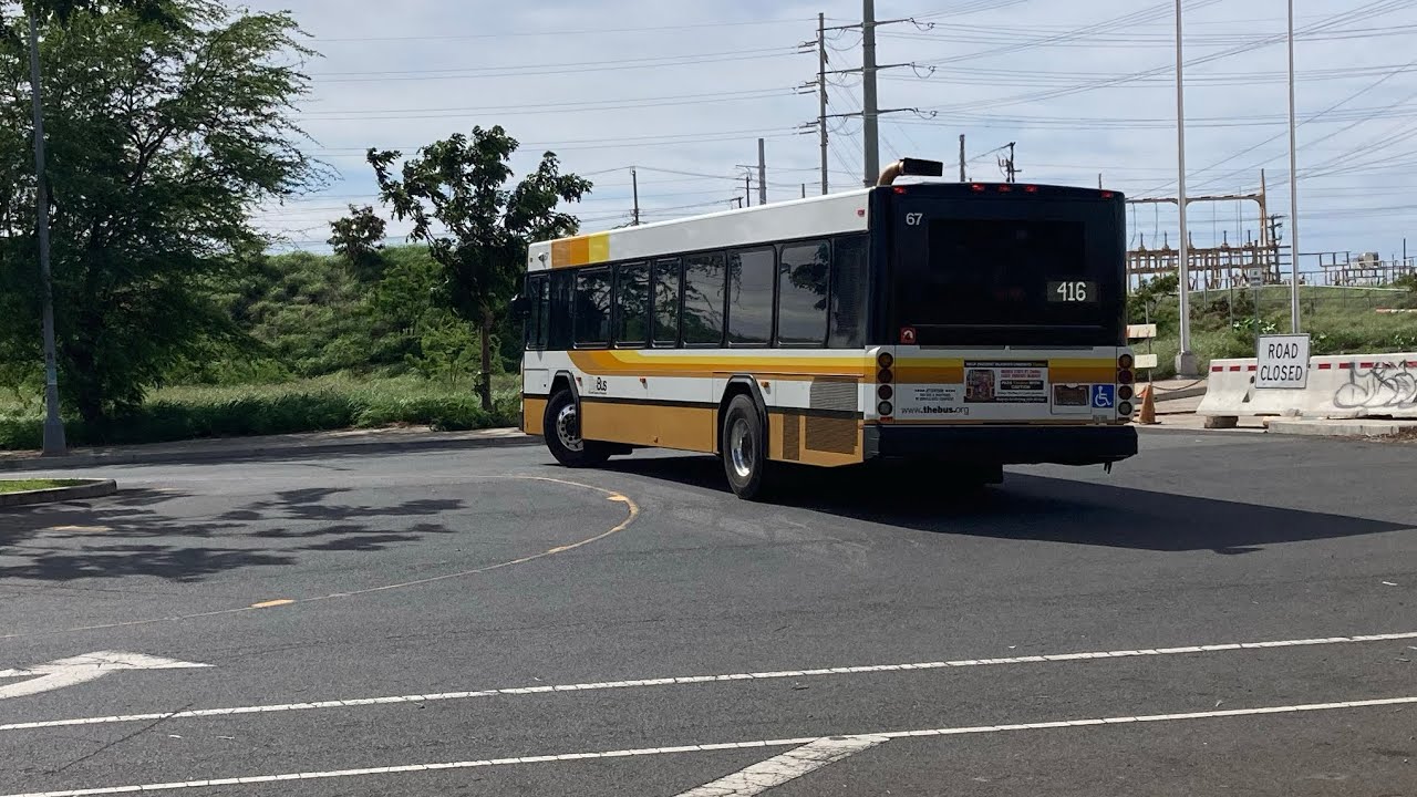 TheBus Route 416 Kapolei Transit Center, Bus 067 (Part 2) - YouTube