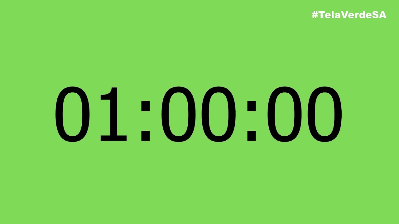 Timer 1 hora | 1 Hora no relógio | Countdown timer 1 hour HD - YouTube