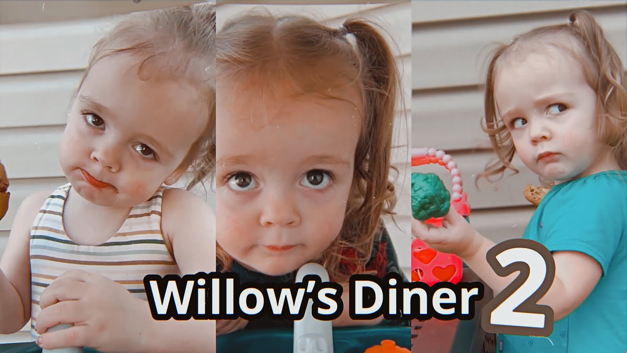 Willow's Diner 2: Funny toddler won't share! - YouTube