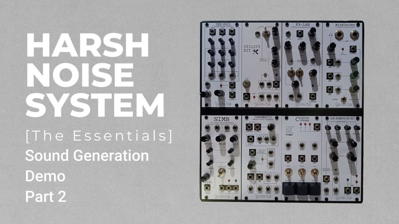 Harsh Noise System [The Essentials] | Modular Synth | Noise Synthesis ...