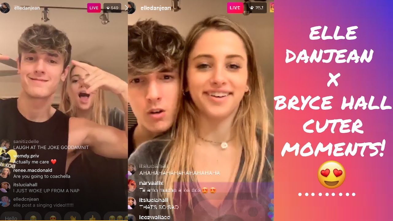 Elle Danjean and Bryce Hall Cuter Moments! 😍 | Elle Danjean Instagram ...