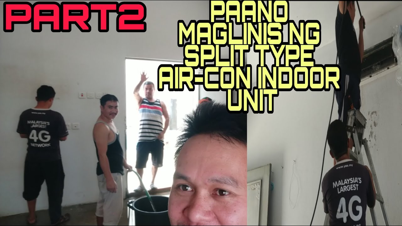 PART2 HOW TO CLEAN SPLIT TYPE INDOOR UNIT HAAM ELECTRIC - YouTube