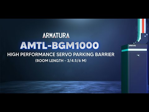 AMTL-BGM1000 Series Servo Parking Barrier - YouTube