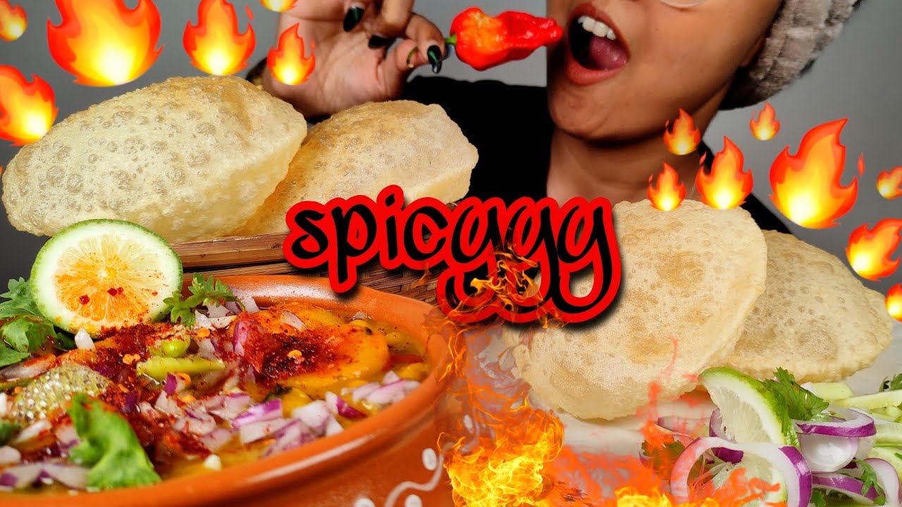 🔥LUCHI GHUGNI EATING CHALLENGE | 10 LUCHI GHUGNI CHALLENGE | BHOOT ...