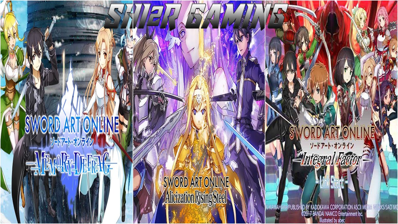 All Sword Art Online Games for Mobile-SAO Mobile Evolution - YouTube