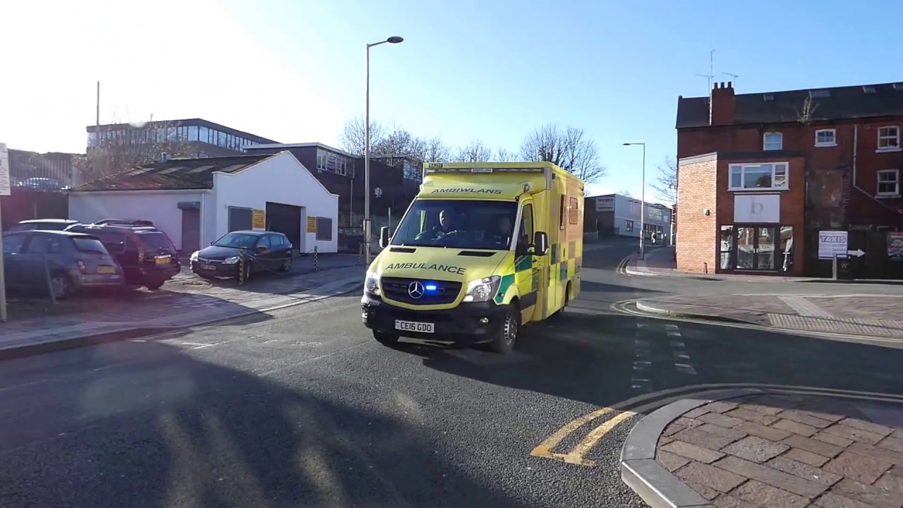 Welsh Ambulance Services Paramedic vehicle on 999 emergency response ...
