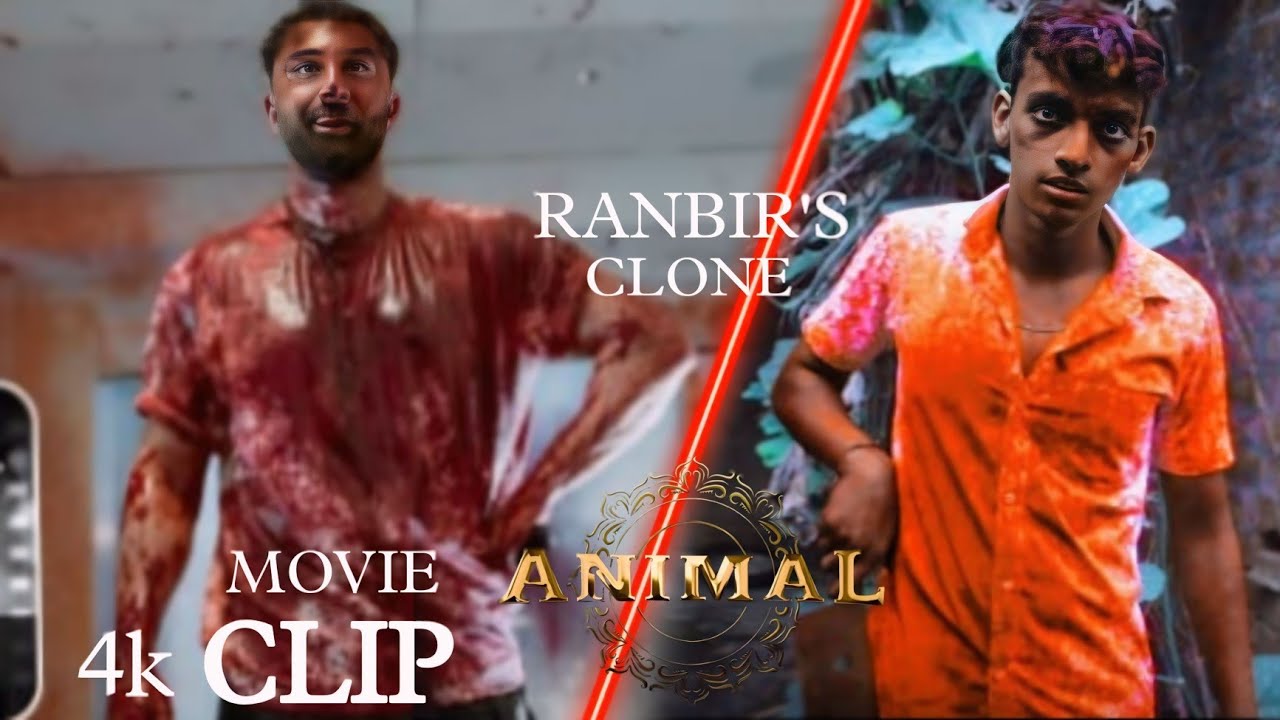 ANIMAL_SCENE_#26__Ranbir_s_Clone_😯_The_professional_Butcher_Aziz Ranbir ...