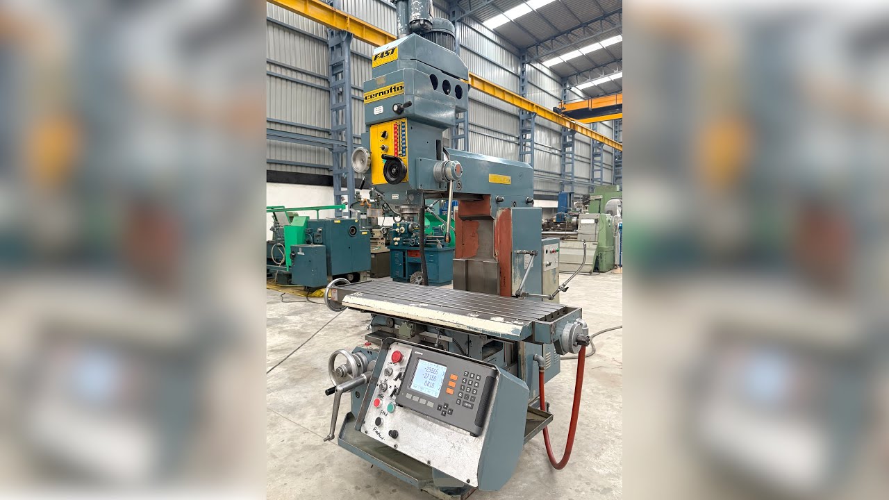 Cernotto (Italy) Vertical Turret Milling Machine - Table 1250 mm x 350 ...