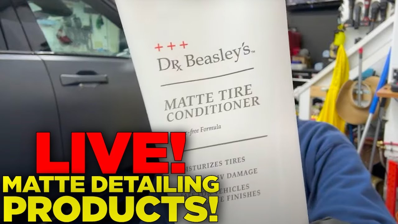 LIVE! Matte Tire Conditioner! - YouTube