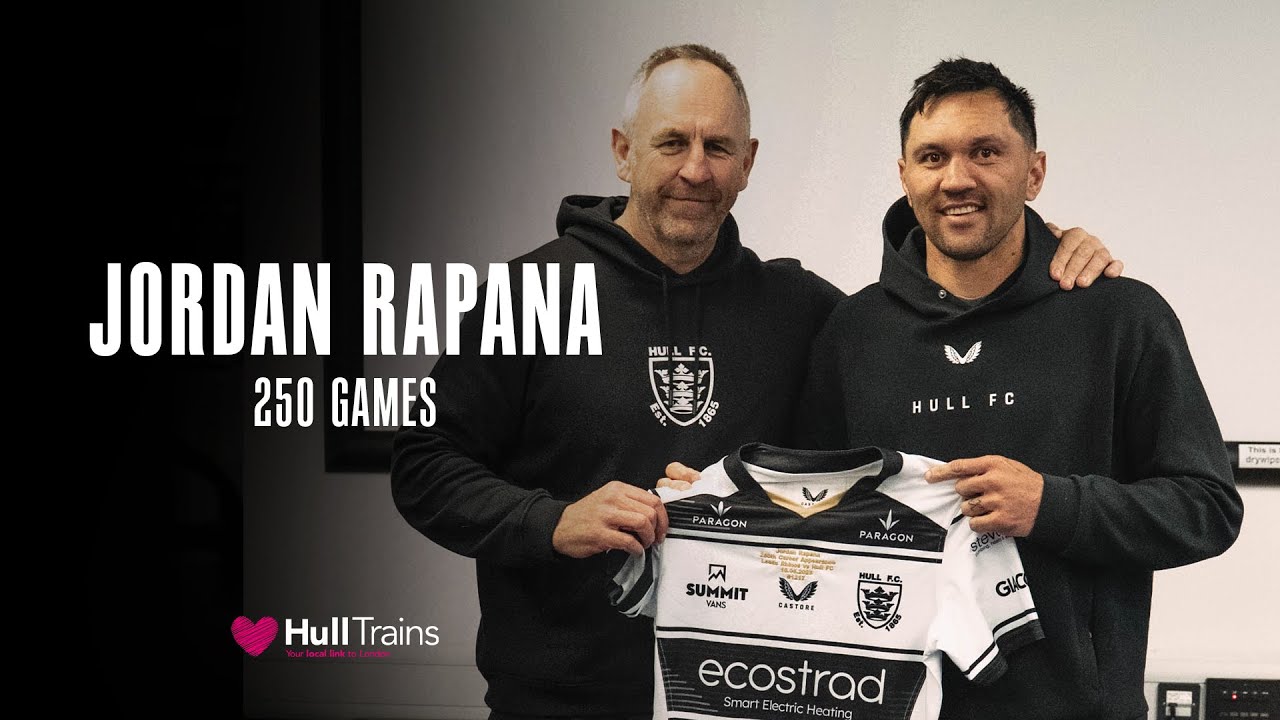 Jordan Rapana | 250 Career Games - YouTube