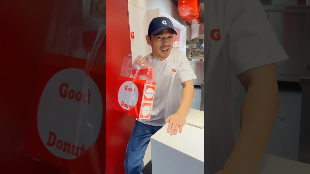 本來想拍個認真的影片，但後面只顧著吃 #goodonut #甜甜圈 #阿ken - YouTube