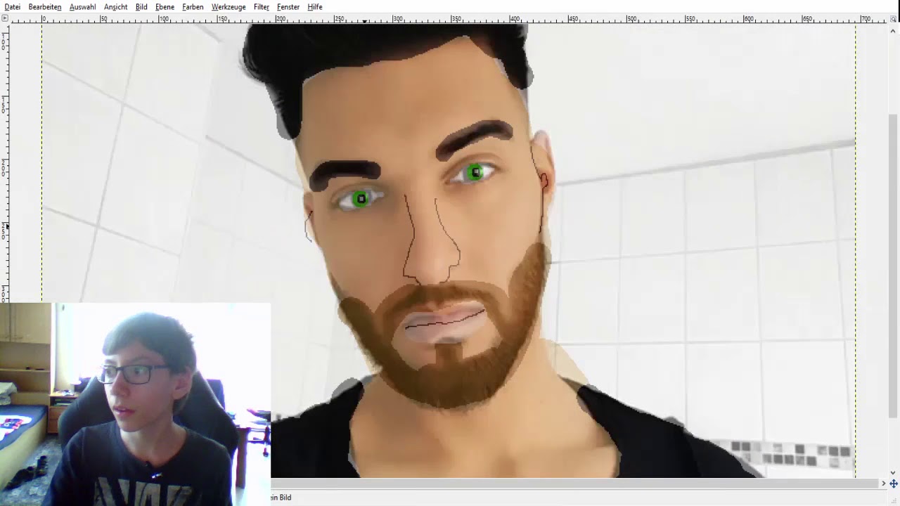 Youtuber mit Gimp zeichnen Challenge(+Bestrafung) - YouTube