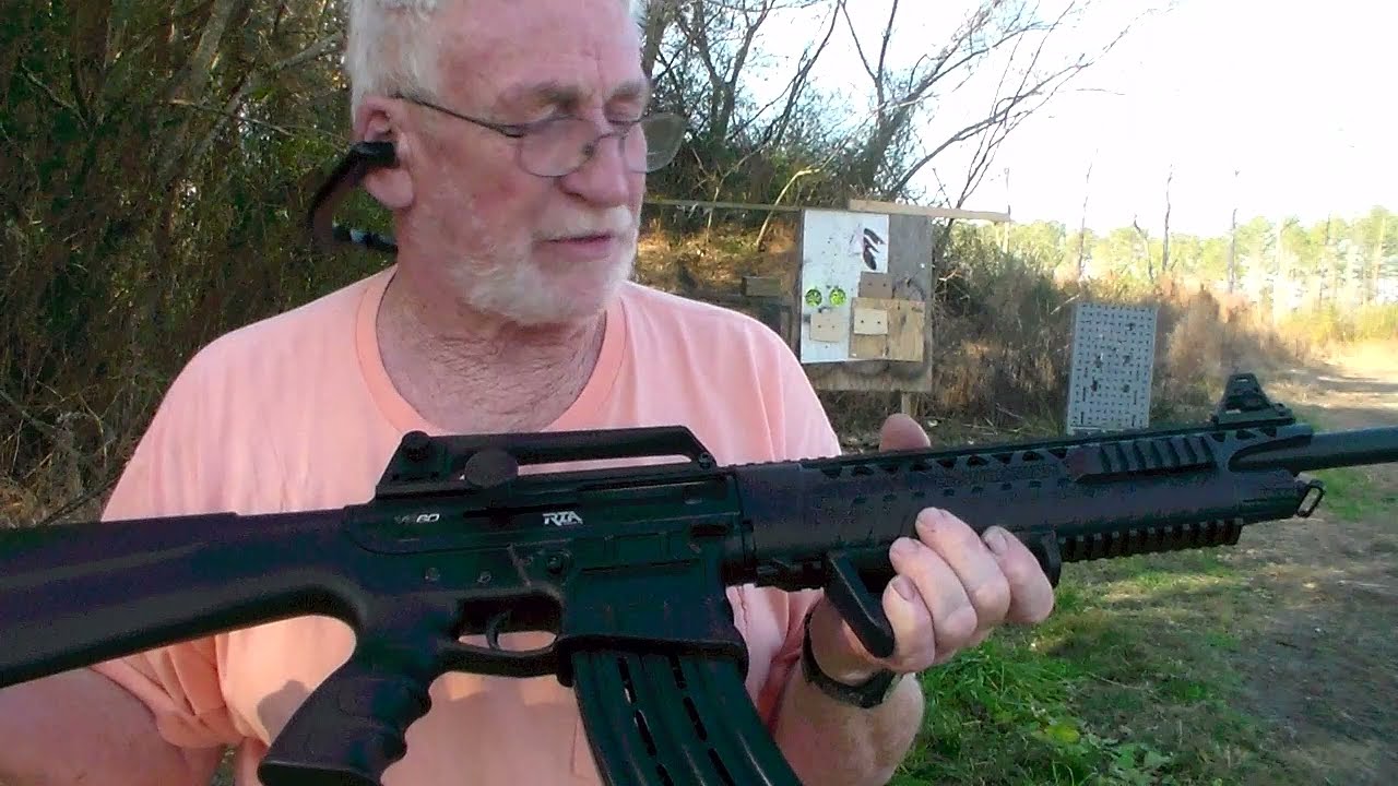 Shooting my RIA VR60 12 ga Semi Auto - Donnie D - YouTube