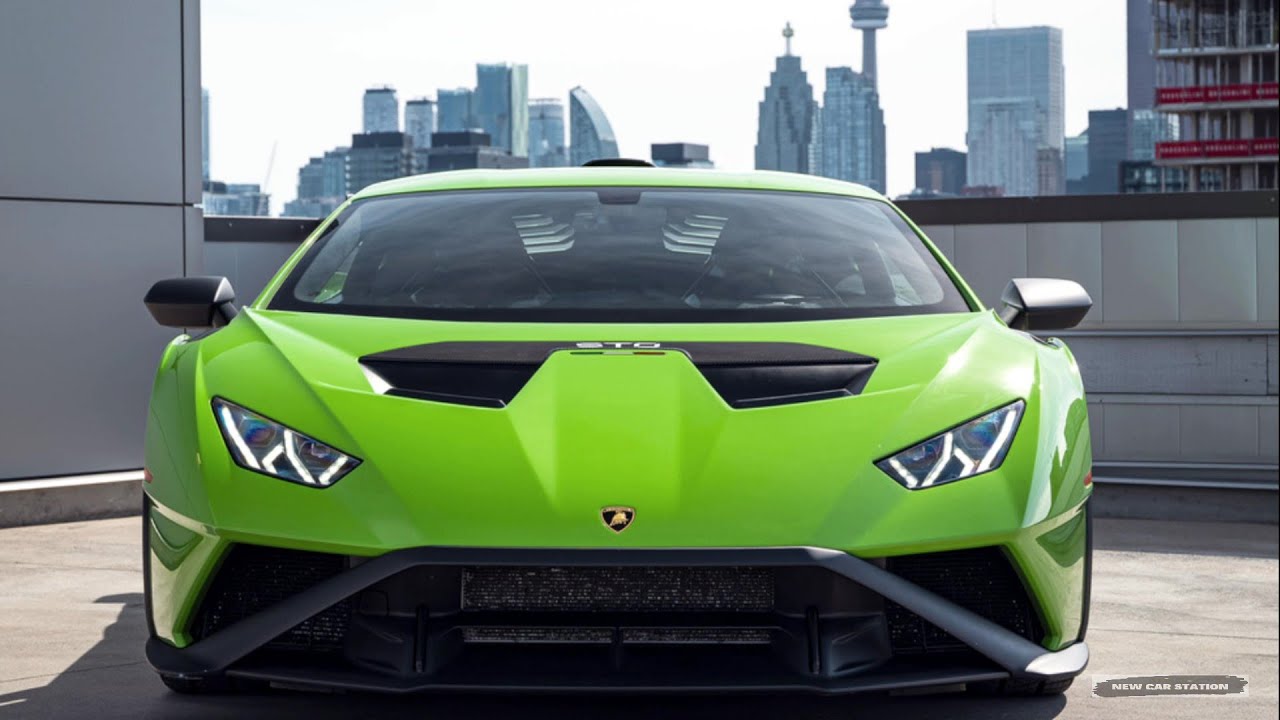 2022-2023 NEW Lamborghini Huracan STO Verde Mantis Colour V10 5.2L 631 ...