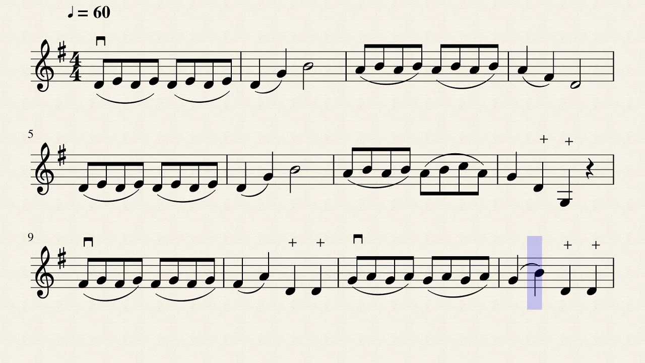 String Builder Book 2 (Violin) , 59. The Mountain Stream - YouTube