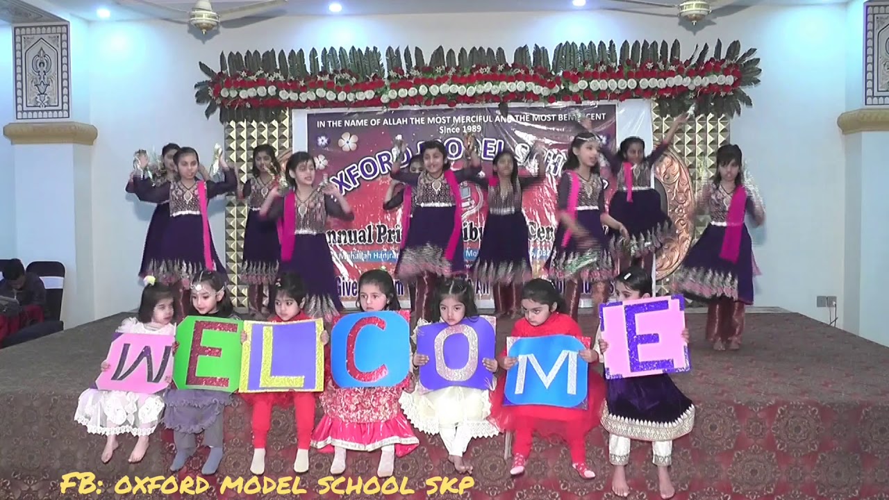 Welcome Song Oxford Model School SKP Result 2019 - YouTube
