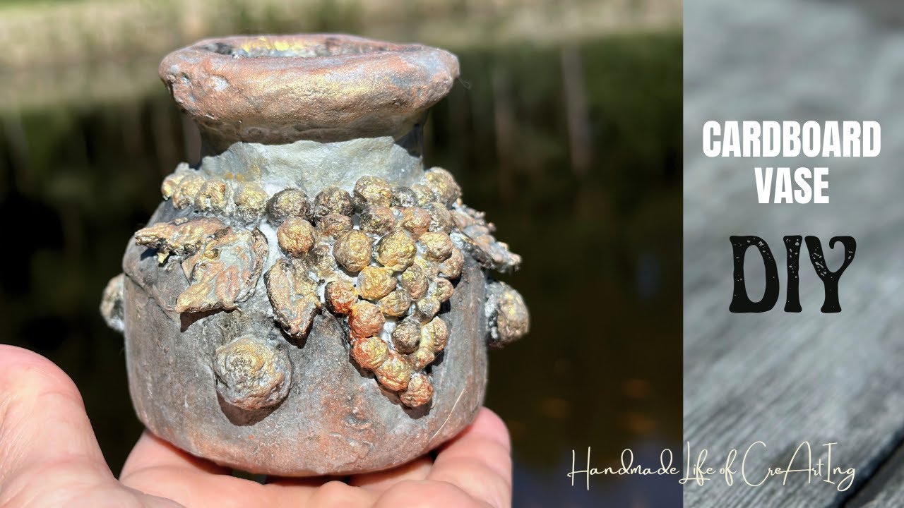 Ceramics look recycled cardboard desk organiser | Unique handmade ...