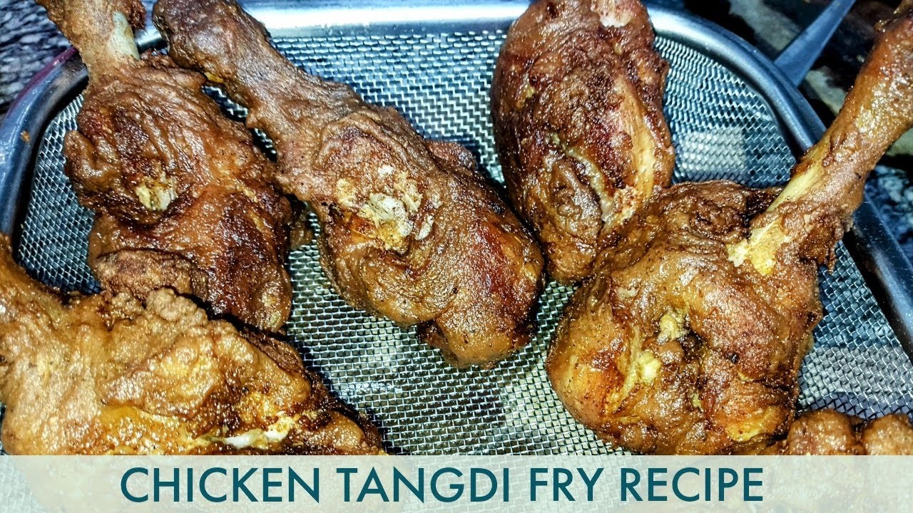 Chicken Tangdi Fry Recipe/Chicken Fry🍗👌🏻😋 - YouTube